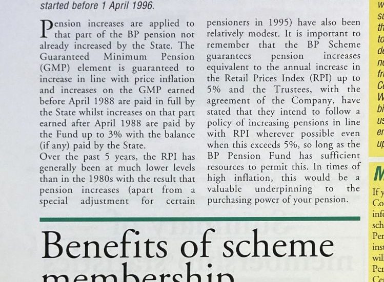 Policies - BP Pensioner Group